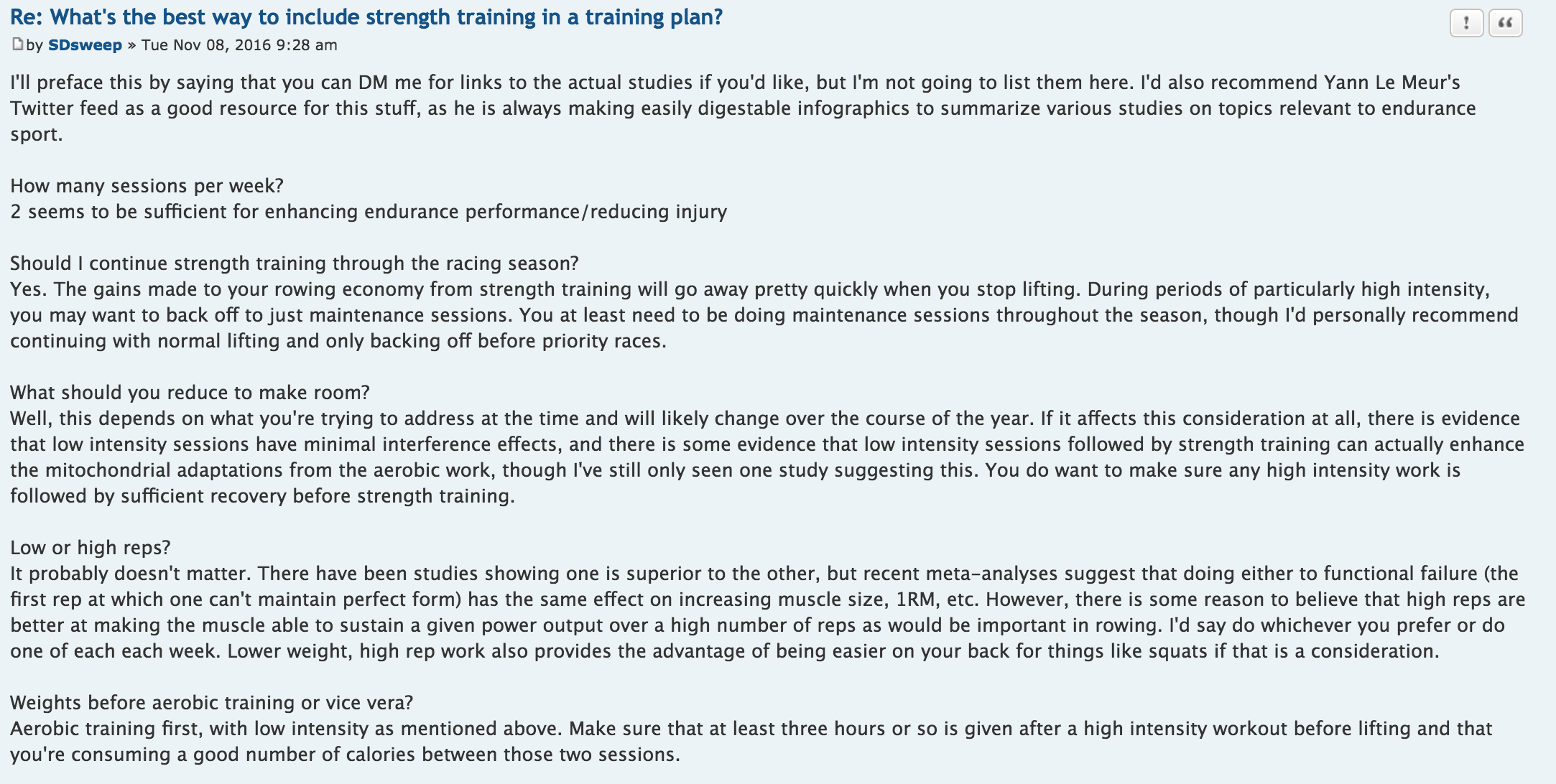 Training Plans – Quantified Rowing
